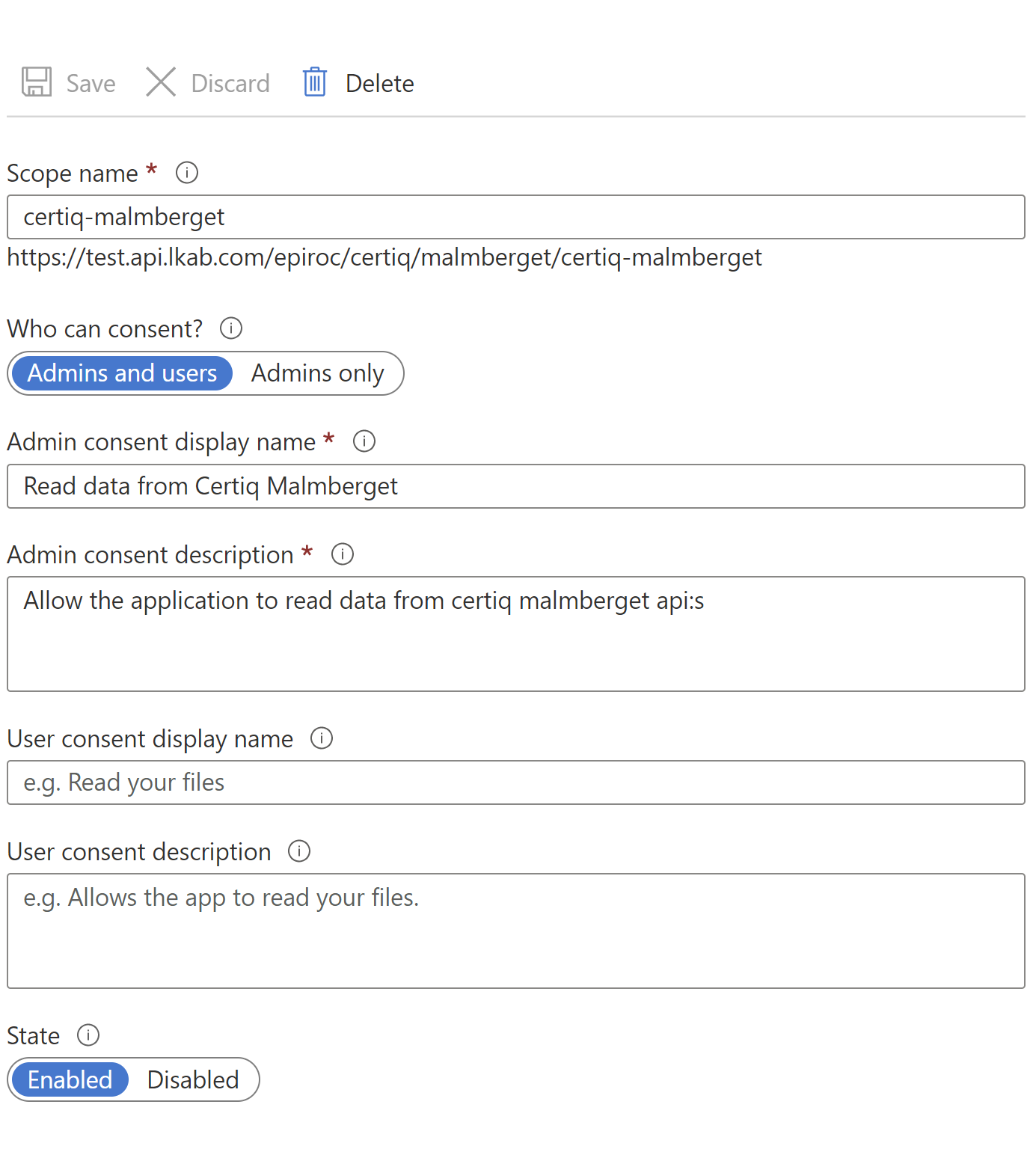 Register An Application For An Api To Set Permissions Api Management Documentation